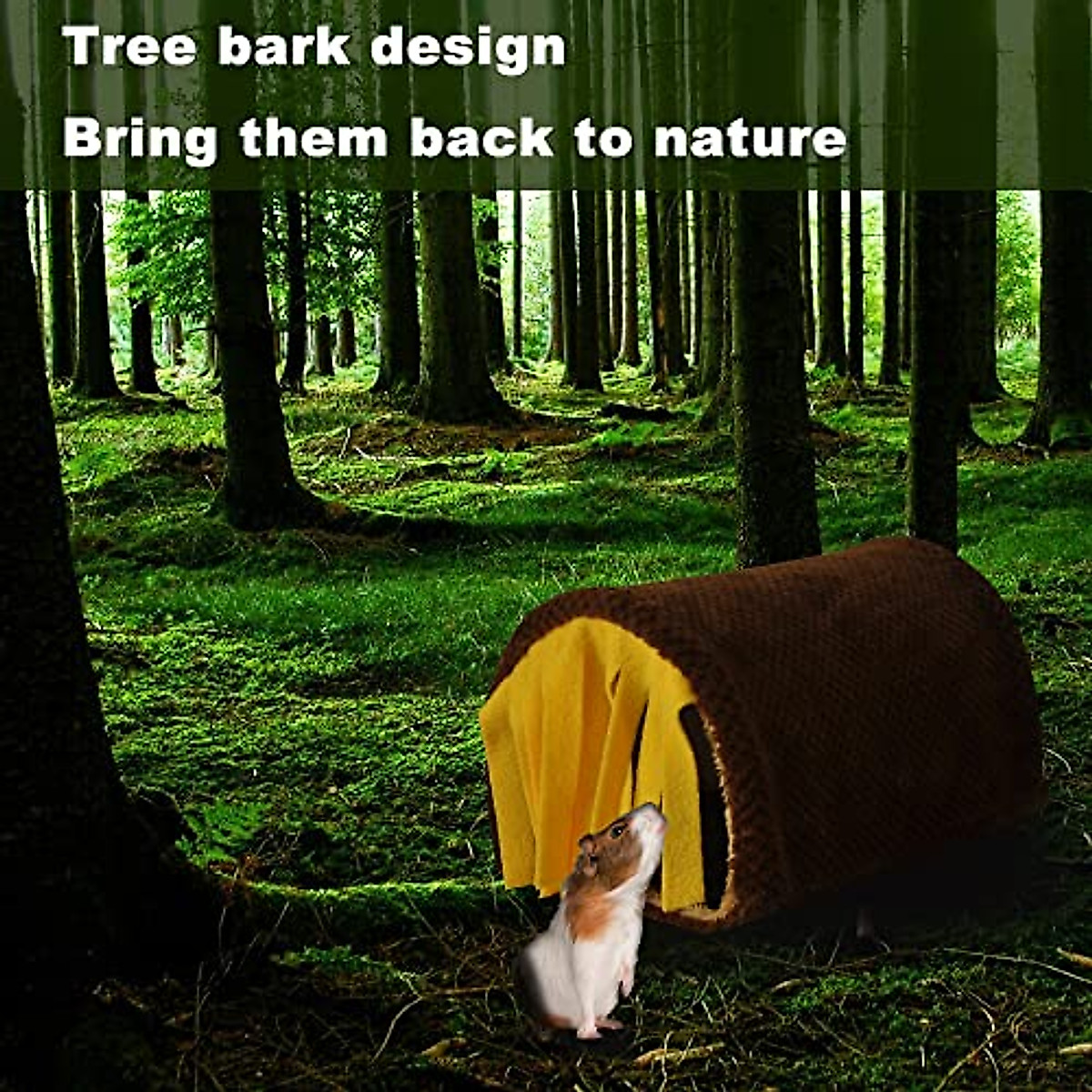 MildMist Guinea Pig Hideout for Small Animal - Washable Guinea Pig Bed for Guinea Pig, Chinchilla, Hamsters, Hedgehog