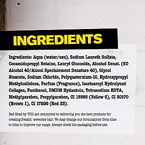 TIGI Bed Head Moisture Maniac Shampoo - For Lightweight Moisture, Replensishes Shine & Smoothness, Moisturizes Hair, For All Hair Types, 25.36 oz (Pack of 1)