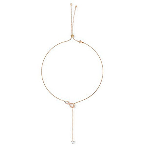 SWAROVSKI Women's Hyperbola Crystal Jewelry Collections, Rhodium & Rose Gold Tone Finish