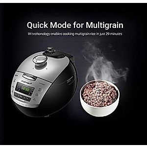 Cuchen USA Venus II Induction Heating Pressure Rice Cooker CJH-VEA0621SUS (6Cup) Shiny Black