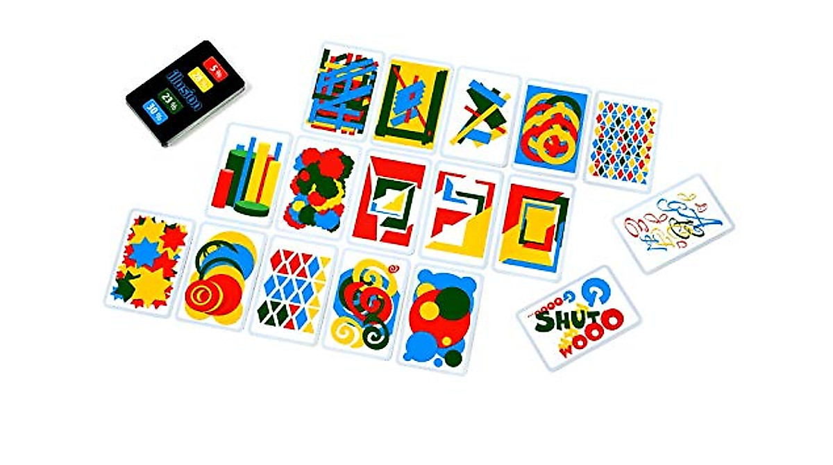 Illusion Card Game by Pandasaurus - Test Perception & Optical Illusions