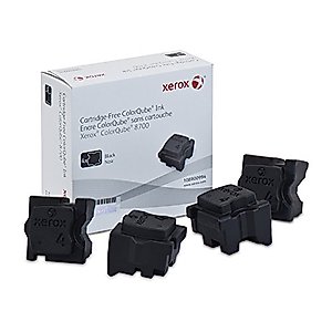 Genuine Xerox Black Solid Ink Sticks for the Xerox ColorQube 8700 (4 pcs/Box), 108R00994