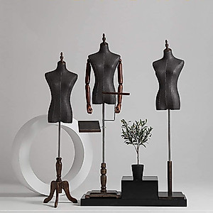 Female Sewing Tailors Dummy Dressmakers Dummies Tailors Dummy Display Professional Female Bust with Shoe Rack Pants Rack Female Mannequin