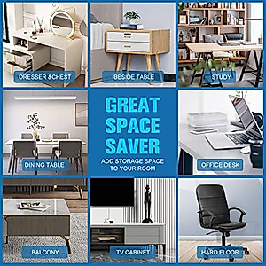 Bobetter Crystal Clear Vinyl Table Cover Protector Plastic Desk Pad Mat Waterproof Vinyl Table Top Protector Rectangle Table Pad Mat for Dining Coffee Patio Bar Beside Table 18x42" Floor Feeding Mat