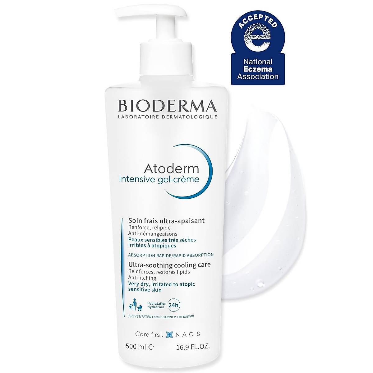 Bioderma - Atoderm Intensive Gel-Crème - Body Lotion - Soothing and Moisturizing Body Cream for Sensitive Dry Very Dry to Atopic Skin