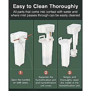 KOIOS Patented Cool Mist Humidifiers (2023 Upgraded), 4L Top Fill Ultrasonic Air Humidifier, Essential Oil Diffuser for Bedroom Large Room Home, 31H Runtime, Whisper Quiet Perfect for Babies, Plants