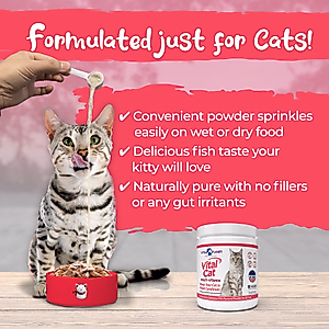Vital Planet - Vital Cat Multi Vitamin Mineral and Antioxidant Powder for Cats 75 gram 30 Servings