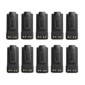(10 Pack) PMNN4409AR PMNN4409 7.4V 2600mAh Two Way Radio Battery Replacement for XPR7580 XPR7580e XPR7550 XPR7550e XPR 3300 XPR3300e XPR3500 XPR3500e APX4000 APX1000 APX3000 DP4400 DP4601 PMNN4448