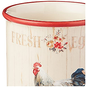 Certified International Famhouse 16 oz. Mugs,Set of 4 Assorted Designs