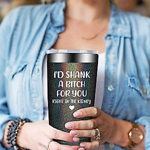 BIRGILT Best Friend Birthday Gifts for Women - Funny Christmas Friendship Gifts for Coworker, Sister, Bestie - 20oz Tumbler Cup
