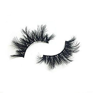 DAODER False Eyelashes Fluffy Faux Mink Lashes 3D Wispy Lashes 7 Pairs Pack Dramatic Long Thick Volume Fake Eye Lash Multipack