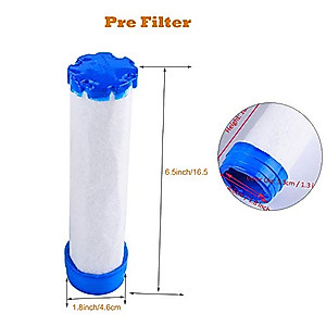 Podoy M113621 Air Filter for Compatible with Exmark Kohler Kawasaki Stens Toro 25 083 02-S 100-533 11013-7029 M113621 11013-7029 108-3811 820263 Lawn Mower