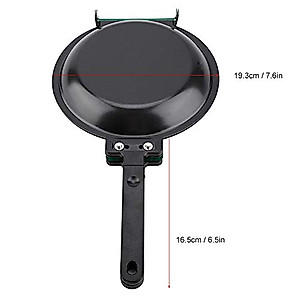 Double Side Non-stick Flip Frying Pan Fried Egg Pancake Maker Cooking &Handle S5