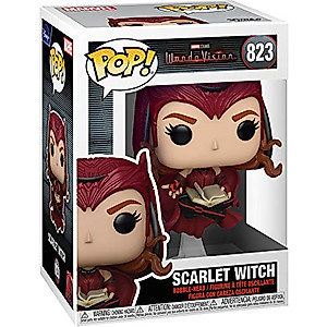 POP Marvel: WandaVision - The Scarlet Witch Funko Pop! Vinyl Figure (Bundled with Compatible Box Protector Case), Multicolored, 3.75 inches