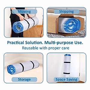 Crib Mattress Vacuum Bag, Protect & Compress Crib Mattress by 80%,Heavy Duty Zippered Crib Mattress Storage Bag for Moving Crib & Crib Storage, Infant Mattress Storage Bag