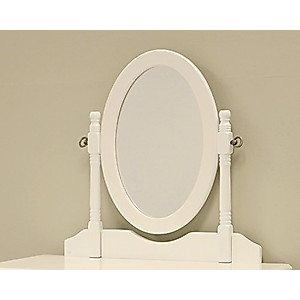 Frenchi Home Furnishing Vanity Set with Stool and Mirror
