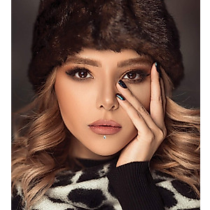 EVELICAL 48Pcs 16G Surgical Steel Lip Rings for Women Acrylic Labret Studs Monroe Conch Cartilage Tragus Helix Earrings Body Piercing Jewelry Style 1 8mm