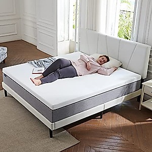 S SECRETLAND King Mattress, 12 inch Gel Memory Foam Mattress with CertiPUR-US Bed Mattress in a Box for Sleep Cooler & Pressure Relief, King Size-Firm