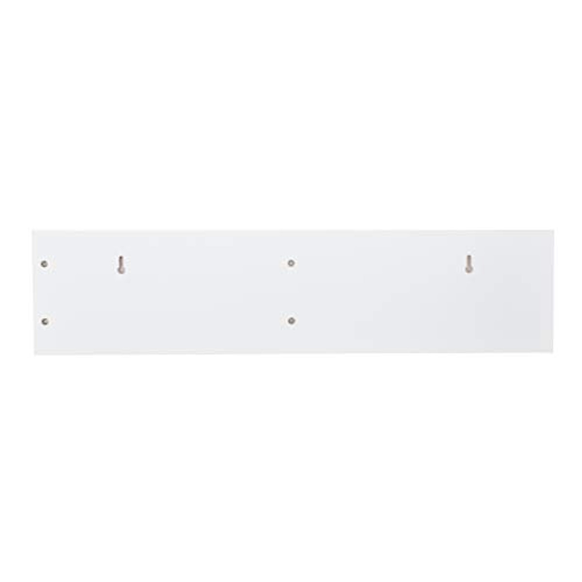 kieragrace KG Sydney Wall Shelf and Mail Holder with 3 Hooks - White, 24" (FN00377-5)
