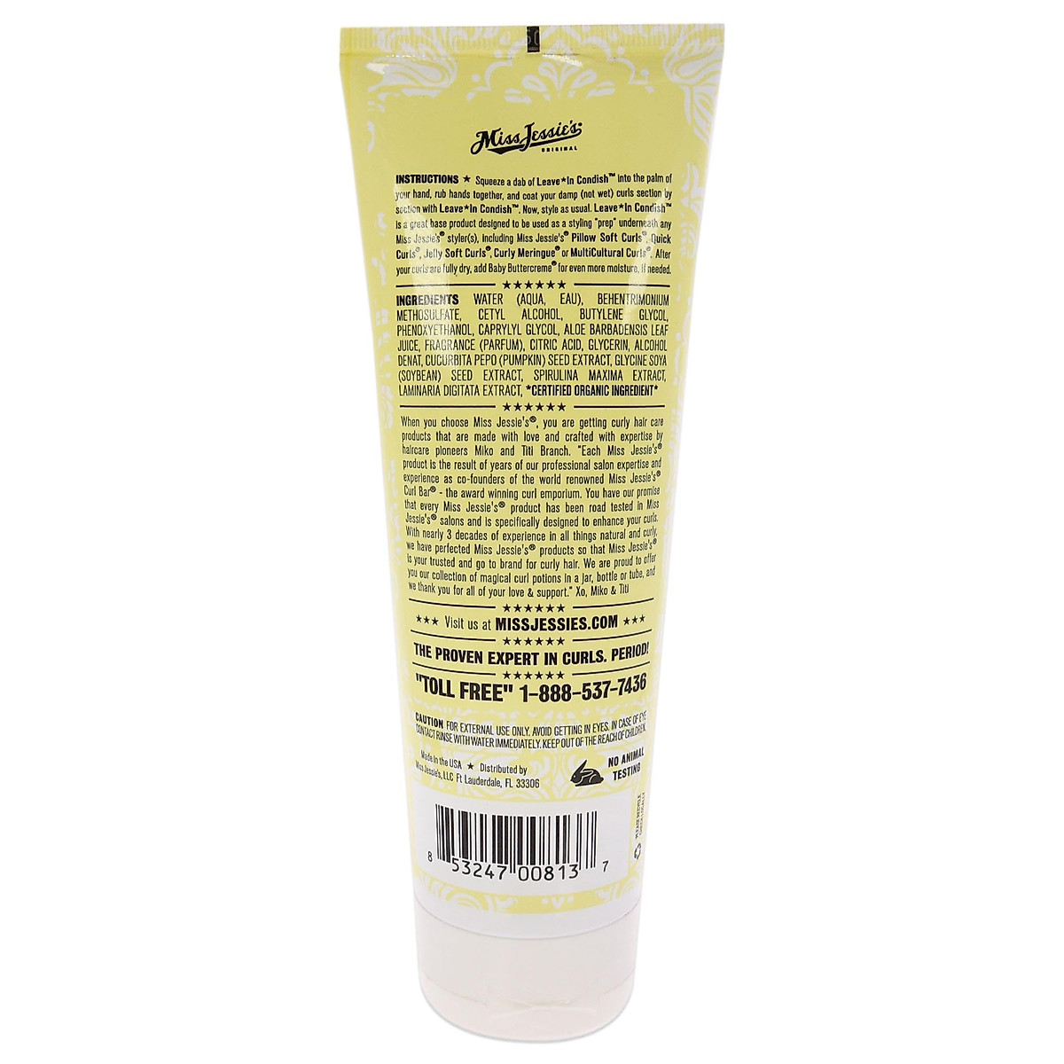 Miss Jessie's Leave in Condish Unisex Conditioner 8.5 oz