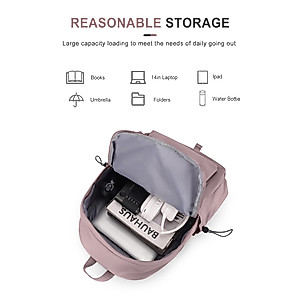VECAVE School Backpack Purple Waterproof Bookbag Casual Lightweight Travel Rucksack Daypack Backpacks for Men Women College High School Bags backpack for Boys Girls Teens
