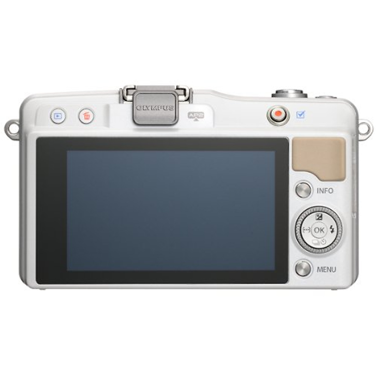 Olympus E-PM2 Mirrorless Digital Camera with 14-42mm Lens (White) (Old Model)