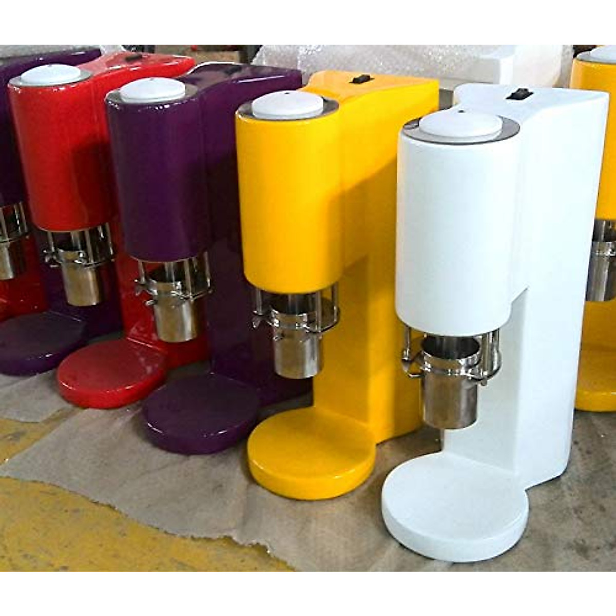 Gowe® Different Shapes Spaghetti Ice Cream Maker (Yellow Color)