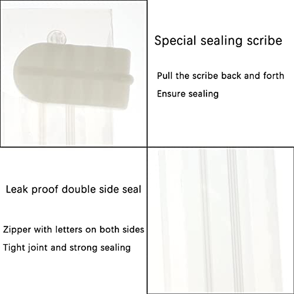 Clzemo 10 Pcs Compression Bags for Travel Packing, Clear Travel Space Saver Bag Reusable Hand Roll-Up Vacuum Storage Bags, Travel Essentials Large Vacuum Clothing Organizer for Clothes Blankets Towels