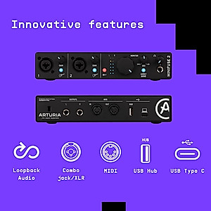 MiniFuse 2 USB-C Audio Interface - Black (Renewed)