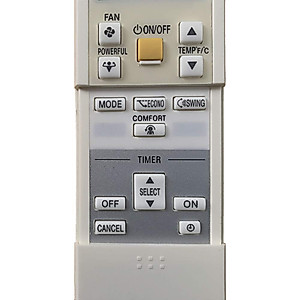 YING RAY Replacement for Air Conditioner Remote Control for Model FTXS50J2V1B FTXL20G2V1B FTXL25G2V1B FTXL35G2V1B ARC452A14 ARC452A7 FTXS09HVJU FTXS12HVJU FTXS15HVJU FTXS18HVJU FTXS24HVJU