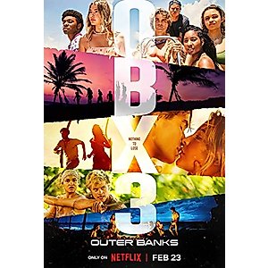 XIHOO OBX 3 - Outer Banks Season 3 Poster 16x24, Unframed