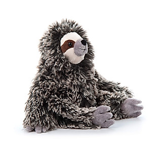 The Petting Zoo Sloth Stuffed Animal, Gifts for Kids, Wild Onez Zoo Animals, Sloth Plush Toy 13 inches