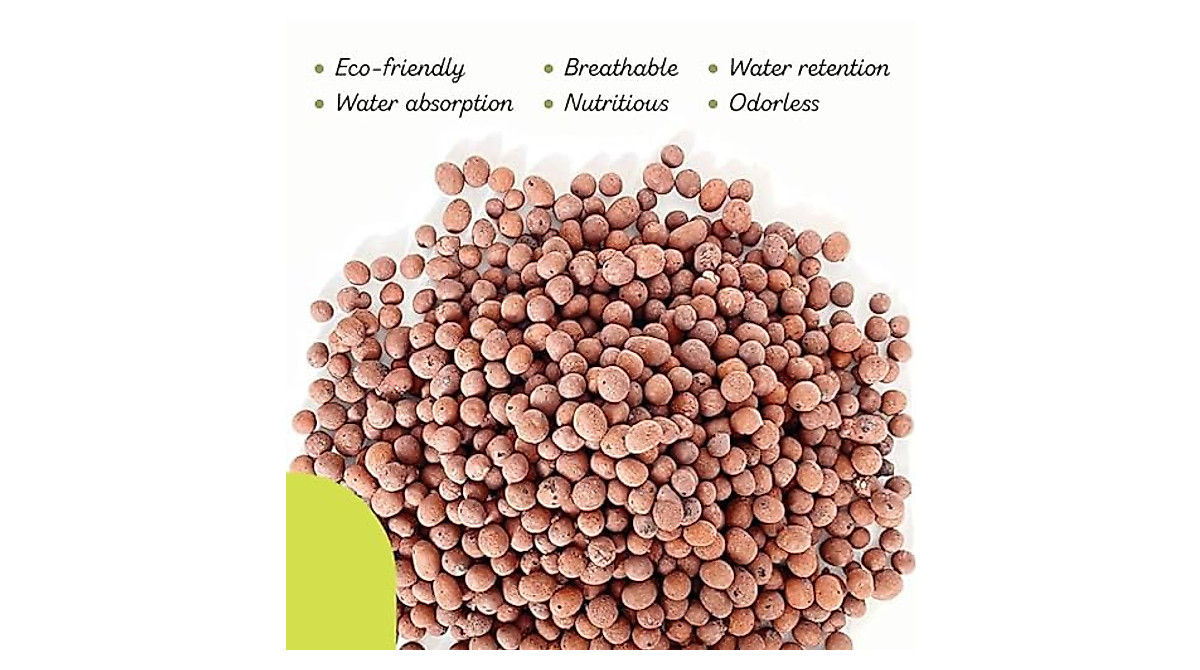PGN Clay Pebbles for Hydroponic Growing - 10 Liters (4 Pounds ...