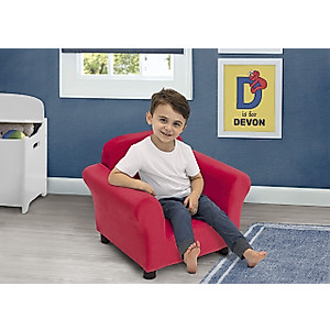 Sesame Street Elmo Upholstered Chair by Delta Children, Red