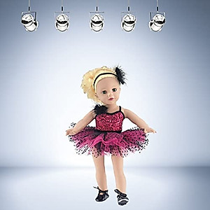 Emily Rose 18 Inch Doll 4 Piece Jazz Ballet Ballerina Dance Outfit, Includes Doll Tap Shoes! | Compatible with 18" American Girl Dolls