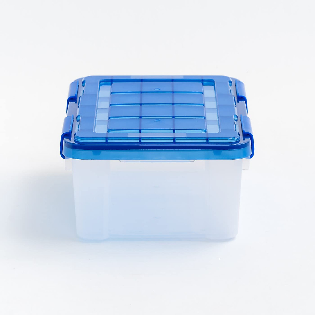 IRIS USA 6Pack 19qt WEATHERPRO Airtight Plastic Storage Bin with Lid and Seal and Secure Latching Buckles