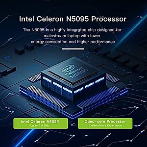 ANMESC Laptop Computer｜Laptop 15.6" with 1080P FHD Display｜Quad-Core Intel Celeron N5095 Processors｜12GB DDR4 512GB SSD｜Windows 11 Laptop Computers｜2.4G/5G WiFi｜Bluetooth 4.2｜Numeric Keypad｜Type-C