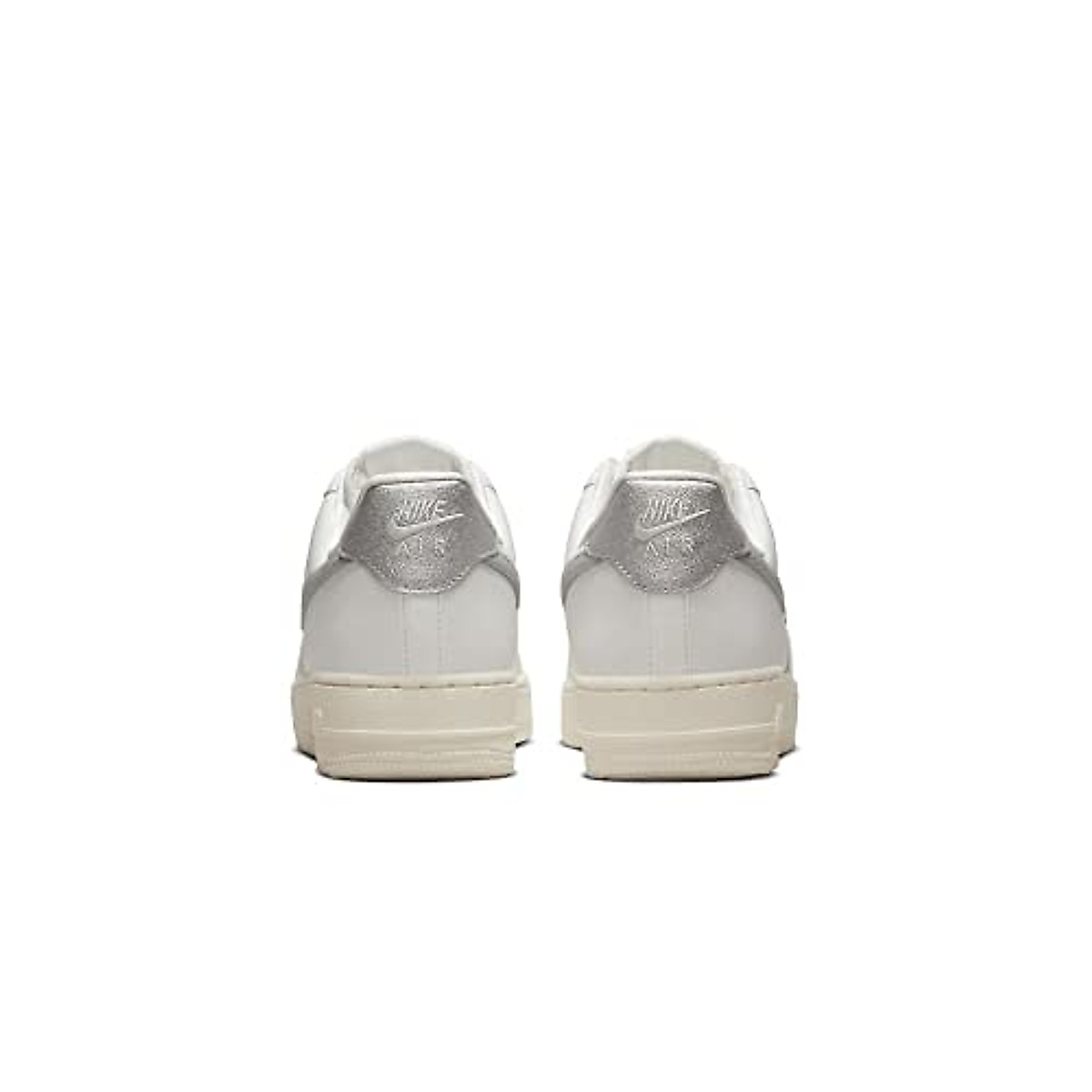 Nike Air Force 1 Womens ESS TRND Summit White/Metallic Silver Size 9.5