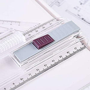 A4 Drawing Board Set, Adjustable Angle Drafting Tables with T-shaped Square Rulers/Triangular Board/Angle Ruler, Multi-function Drawing Board Tool for Student Engineer Architect