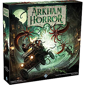 Arkham Horror 3rd Edition , Mystery /Strategy Game | Cooperative Board Game for Adults and Family| Ages 14+ | 1-6 Players | Average Playtime 2-3 Hours | Made by Fantasy Flight Games