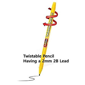 Xeno Slim Ball point Pens - Baby Mikey 0.38mm 9 Color mix (Pack of 12) With twistable pencil