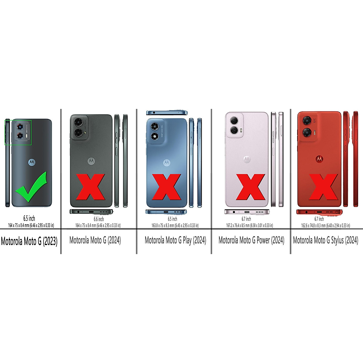 Osophter for Moto G 5G 2023 Case: Clear Girls Women Boys with Screen Protector Reinforced Corners TPU Shock-Absorption Flexible Motorola gG 5G 2023 Phone Cover(Clear)