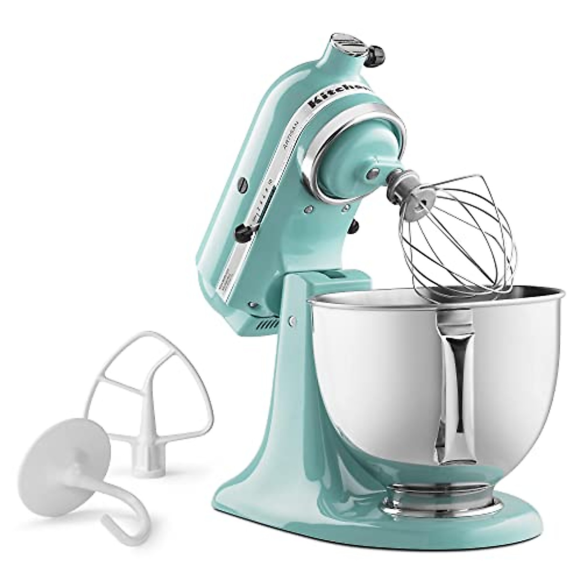 KitchenAid KSM150PSAQ Artisan Series 5-Qt. Stand Mixer with Pouring Shield - Aqua Sky
