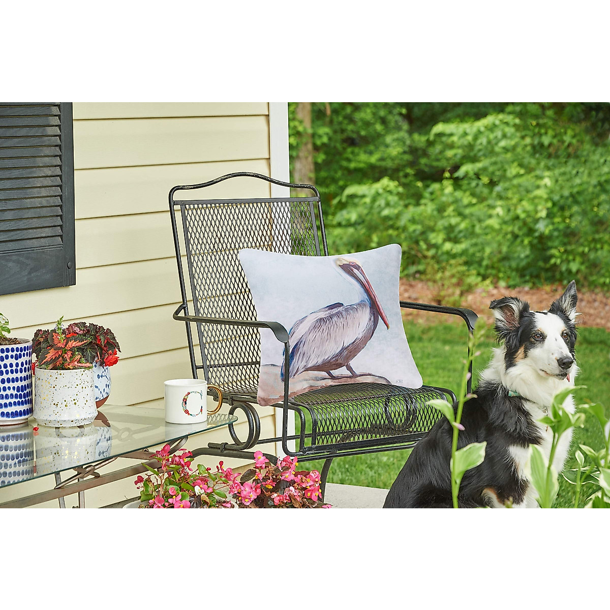 C&F Home Pelican by The Ocean Coastal Premium Indoor/Outdoor Pillow Patio Decor Decoration Accent Throw Pillow 18" x 18" Pelican