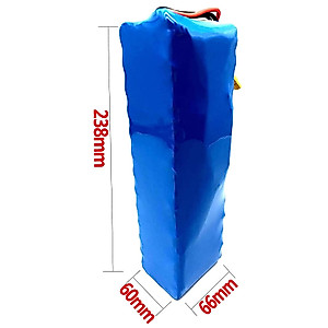 FARUTA 48V 100Ah E-Bike Battery 13S3P E-Bike Lithium-Ion Battery Pack Built-in BMS for 250W to 1000W Motor Electric Bicycle with XT60 Plug and Charger