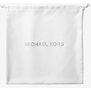 Michael Kors Charlotte Signature Large Top Zip Tote, Shoulder Bag bundle with XL Dust Bag Vanilla