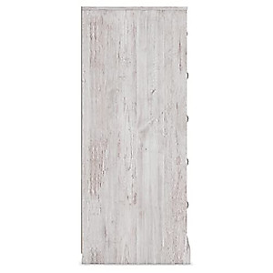 Signature Design by Ashley Paxberry Bohemian 5 Drawer Chest of Drawers, White