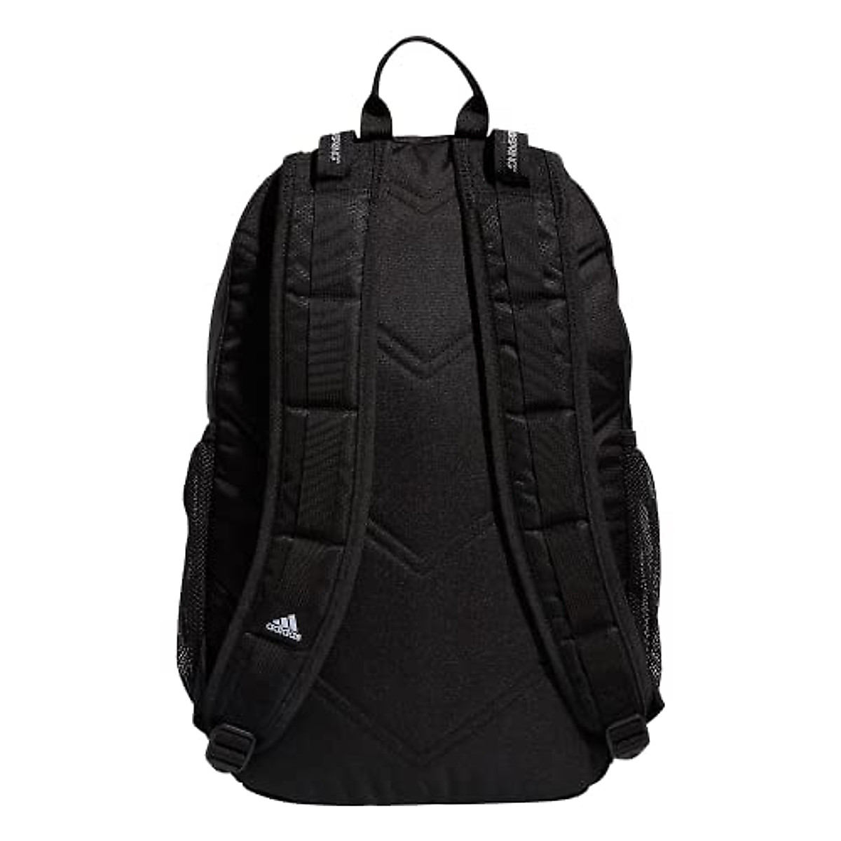 adidas Excel 6 Backpack, Black/White 3 Stripe Webbing, One Size