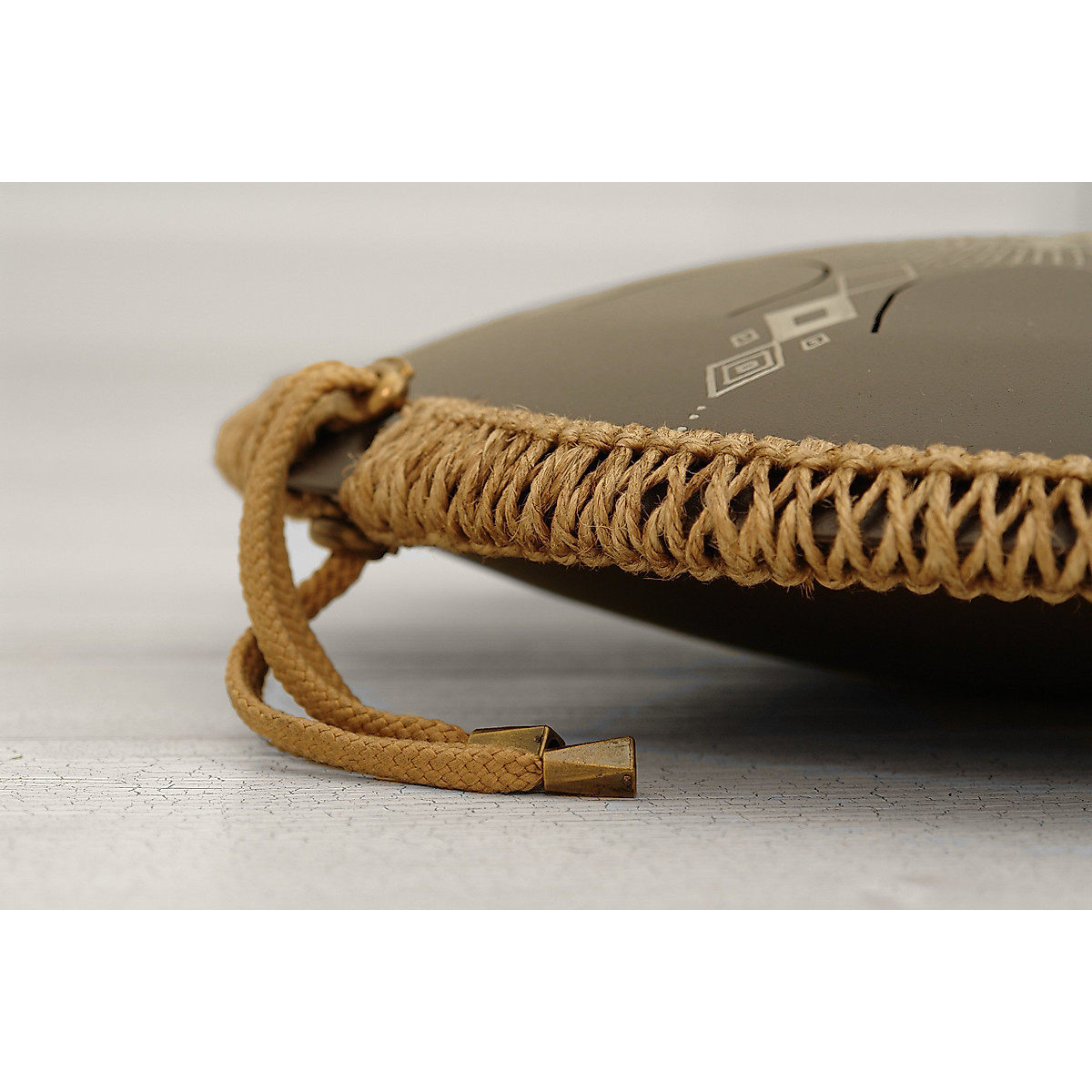 GUDA DRUM Freezbee Morningstar with Rope Decoration and Travel Bag. Best Pan drum