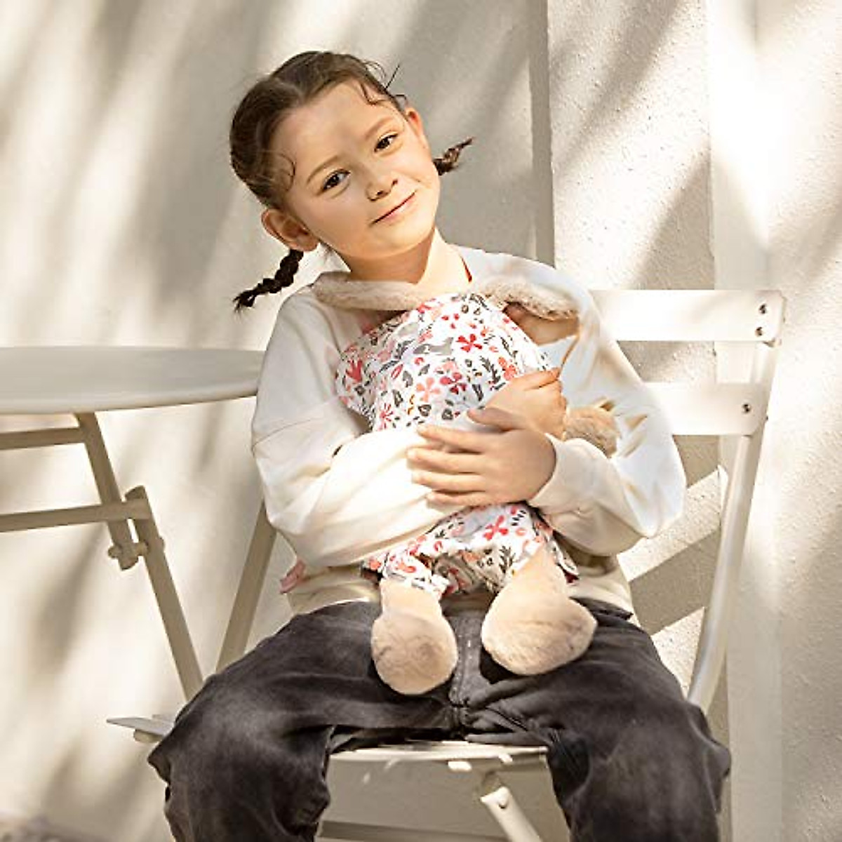 GAGAKU Baby Doll Carrier Doll Accessories for 18-inch Dolls IKEA Doll Reborn Baby Doll Bitty Baby American Girl Doll Carrier for Little Girls – Pink (Reindeer)